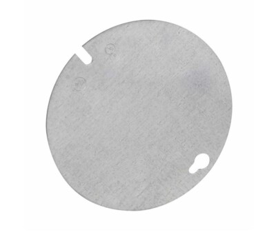 10-PK Lot 4" OCTAGON ELECTRIC BOX COVER Round Steel Flat Blank TP323 ...