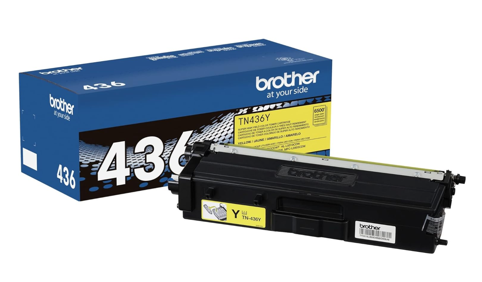 Brother TN436 4-piece Set High Yield Toner Cartridge (Black,Cyan ...