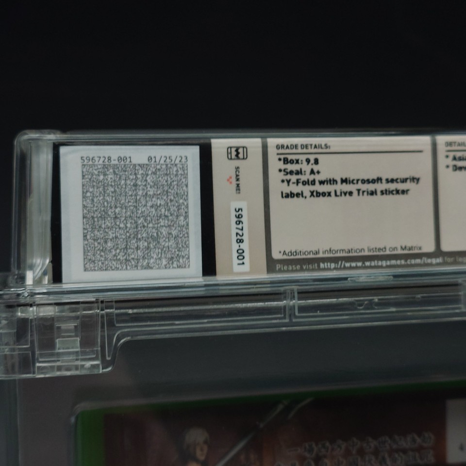 Wata 9.8 A+ Daemon Vector Xbox NTSC-J Ultra Rare Sealed New Microsoft Graded PSA | eBay.de