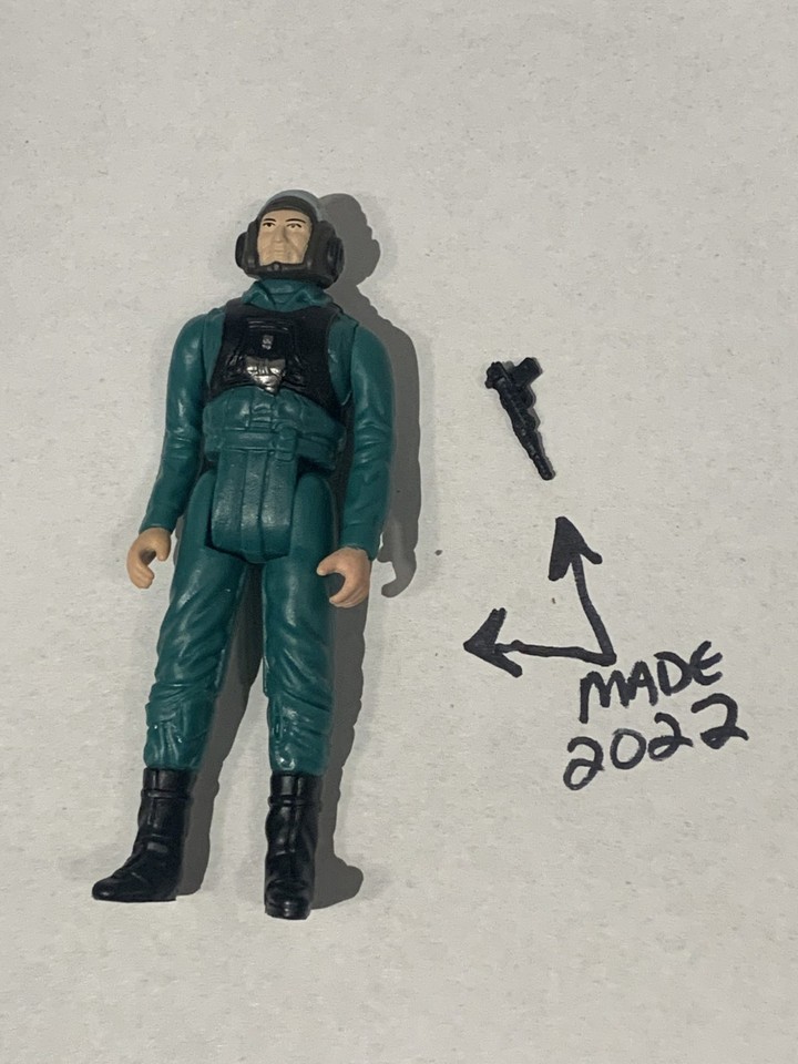 2022 CUSTOM A-WING PILOT Vintage STAR WARS 1984 POTF LAST 17 KENNER ...