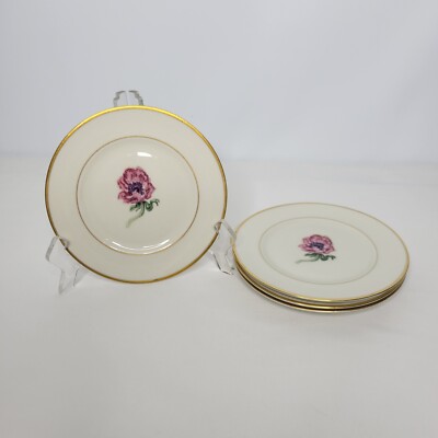 Set of 4 Vintage Lamberton Field Lily Lunning Inc. Bread and Butter ...
