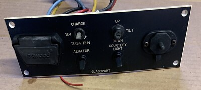 Bass Boat Front Flush Mount Switch Trolling Motor Control Panel | eBay