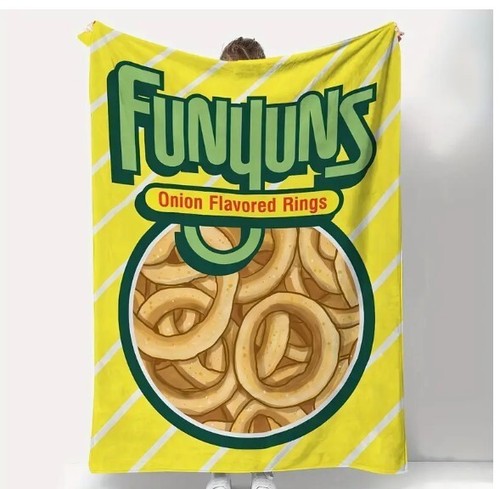 NEW Funyuns Throw Blanket - Super Soft! - LARGE 59 x51" | eBay