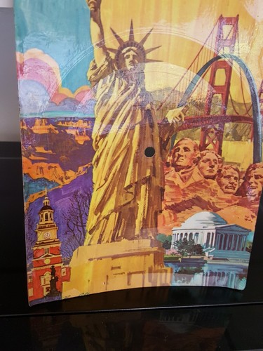 America the Beautiful Record-on-POSTCARD Bicentennial 1975 Amerecard 33 ...