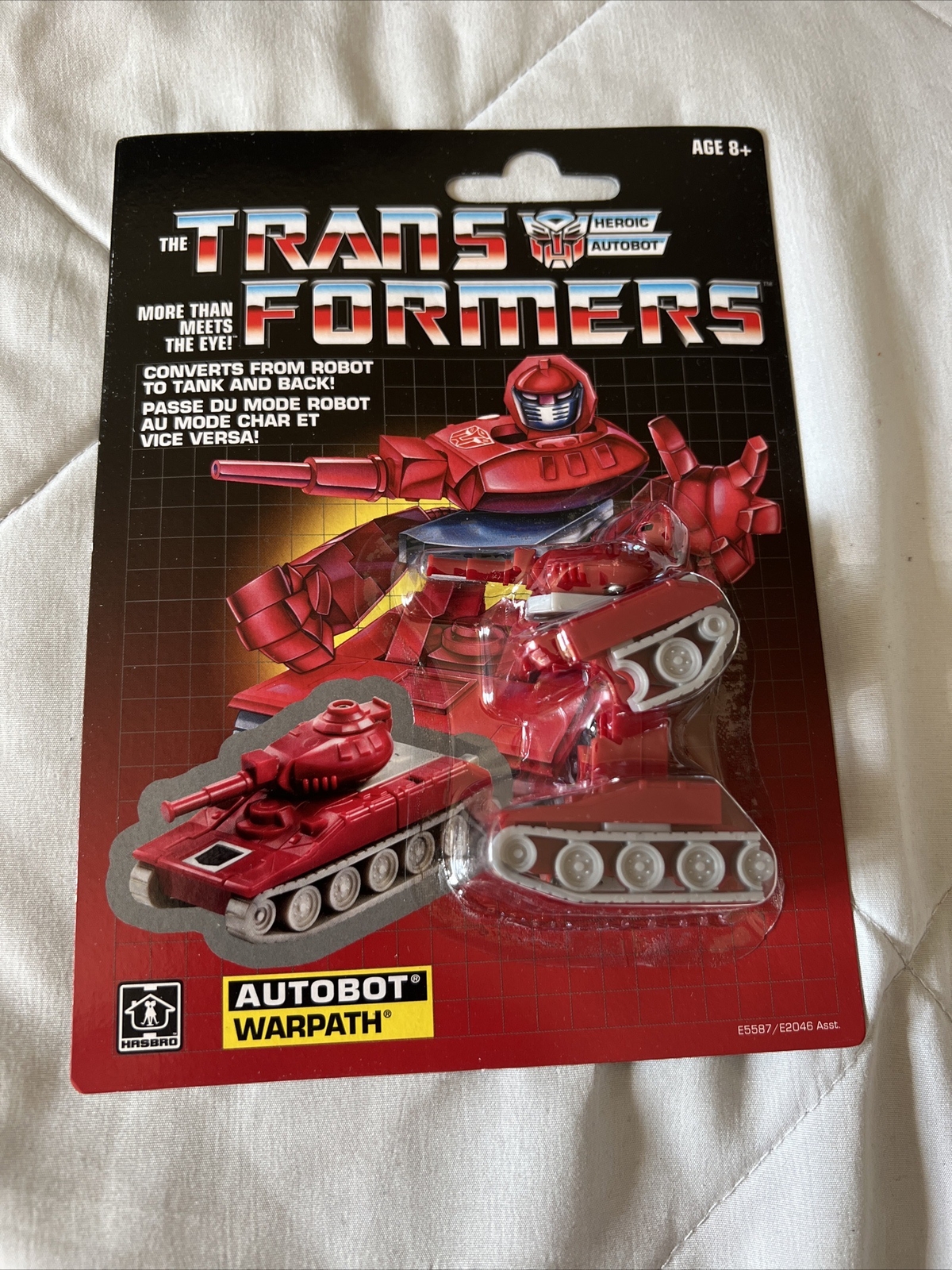Transformers G1 minibot Autobot Warpath Reissue New Walmart Exclusive ...