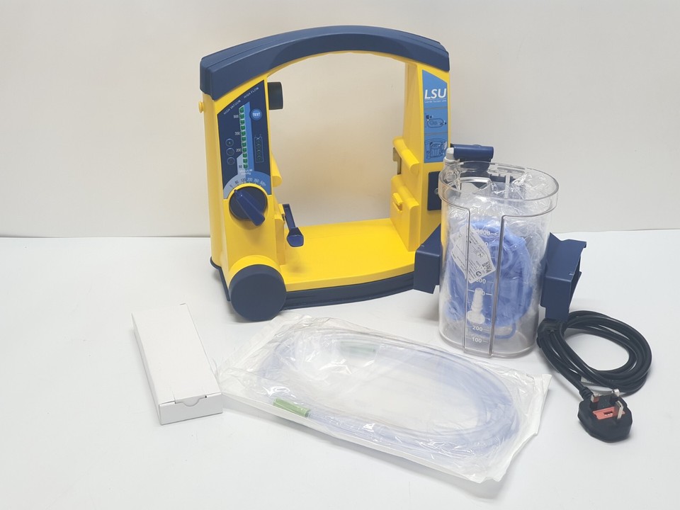 Laerdal LSU Suction Unit Portable Suction Pump+Tubing+New Battery ...