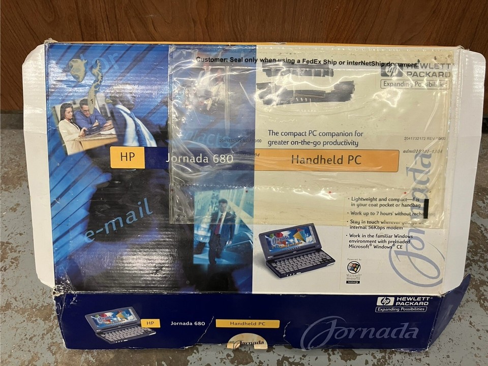 HP Jornada 680 Handheld PDA PC Windows CE W/Box | eBay