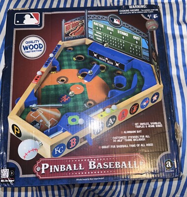 Ambassador Pinball Baseball Major League Baseball Game Ages 6+ NEW OPEN ...