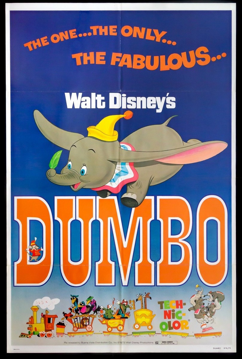 Affiche De Dumbo 1941 Dumbo (1941) Poster US 397*639px