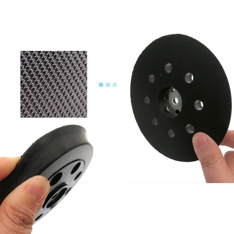 2X(125mm Hook and Loop Sanding Pad Replacement 5 Inch Backing Pad ...