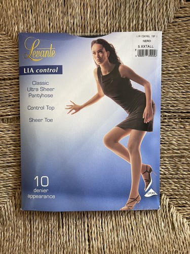 Levante LIA Control XXTALL BLACK Pantyhose NEW IN BOX 8000577350456| eBay