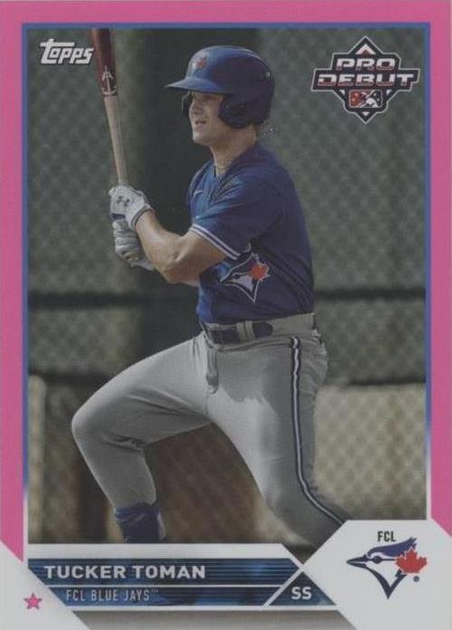 2023 Topps Pro Debut - Tucker Toman #PD-8 Fuchsia Foil /199 (RC) for ...