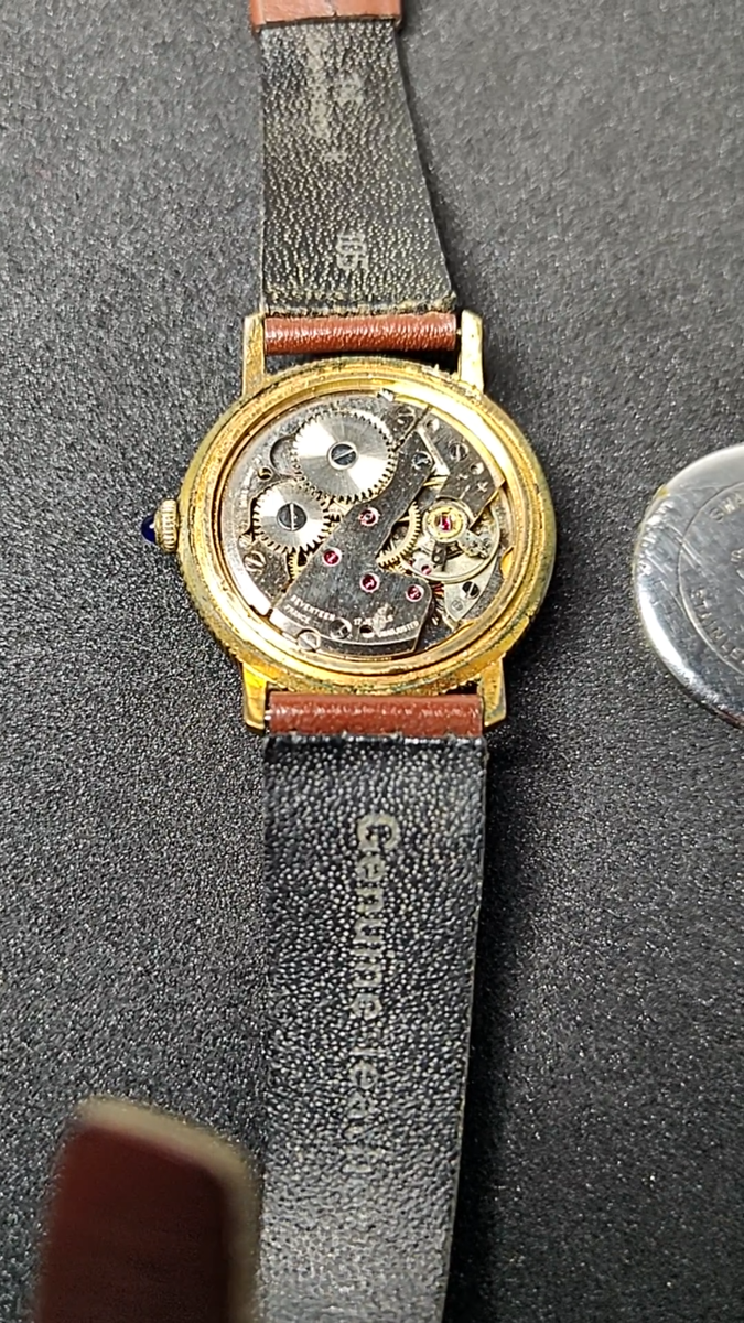Vintage Lady Liberty Coin Yellow Gold color Mechanical Men's Vintage Lady Liberty Coin Yellow Gold color Mechanical Men's