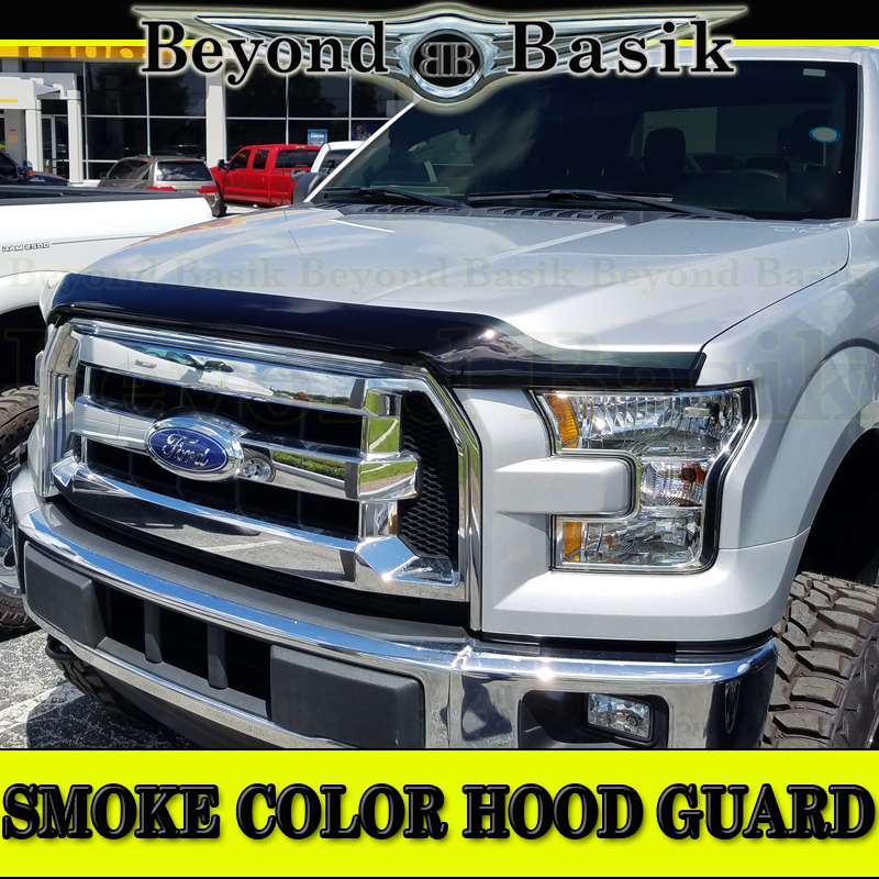 2015-2020 Ford F150 OE Style SMOKE Bug Shield Deflector Hood Guard ...