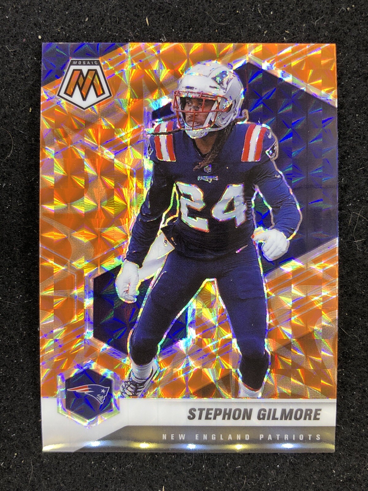 2021 PANINI MOSAIC- ORANGE REACTIVE: STEPHON GILMORE #140 PATRIOTS | eBay