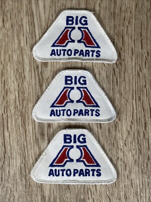 3 Big A Auto Parts Company Patch Embroidered, Vintage Used Patches | eBay