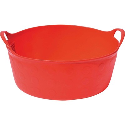 Tuff Stuff 4 Gal. Red Short Plastic Flex Tub S4-RD Tuff Stuff S4-RD ...