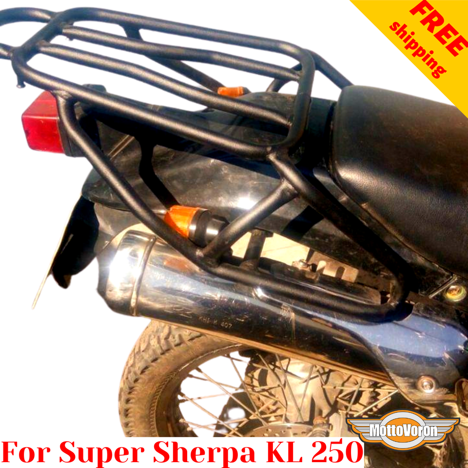For Kawasaki Super Sherpa 250 Rear luggage rack Kawasaki KL 250 Rear ...