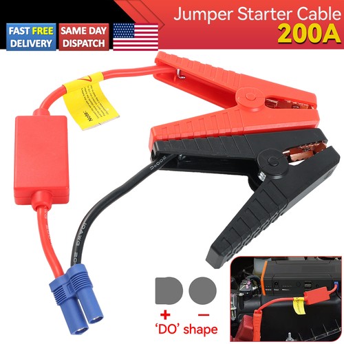 Car Booster Jumper Cable EC5 Plug Battery Connector Alligator Clamp ...