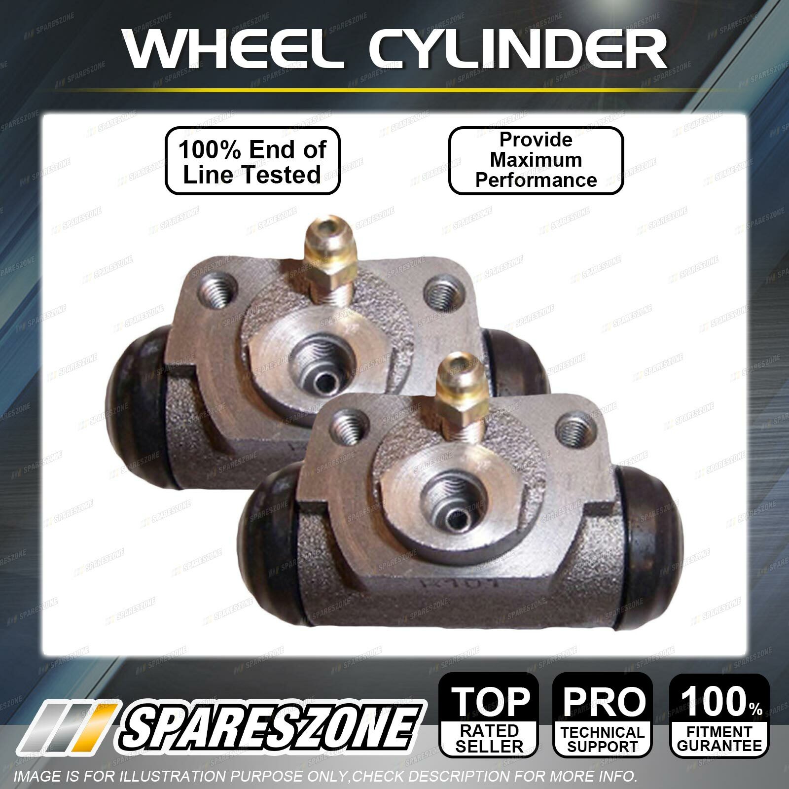 2 Rear Brake Wheel Cylinders LH + RH for Holden EJ EH HD HR HK HT HG ...