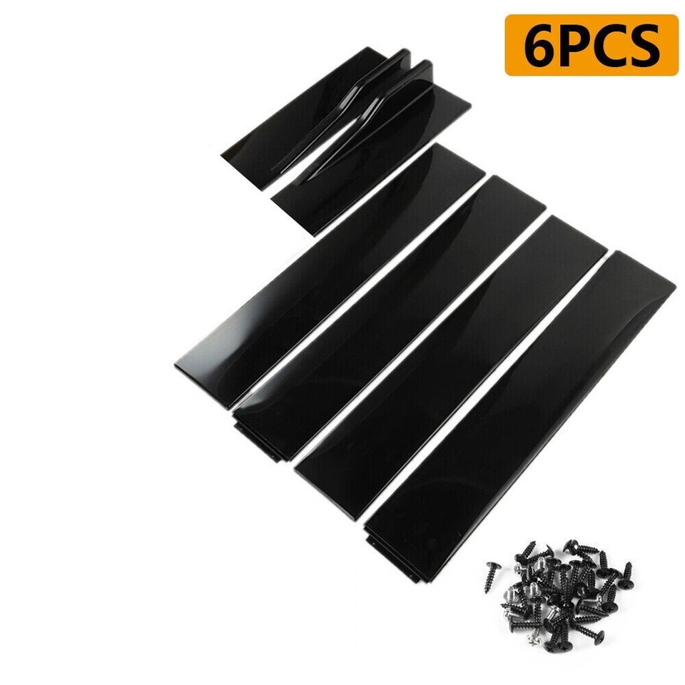 86" Universal Side Skirt Extension Lip Trim Splitter Fit For 17-23 ...