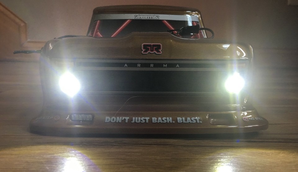 ARRMA INFRACTION Felony LED HD Light Kit Only Headlights & Tail lights ...