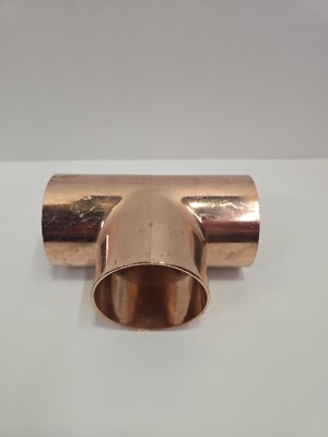 Mueller Streamline Copper Tee 3”x 3”x 3” Sweat Pressure Fitting | eBay