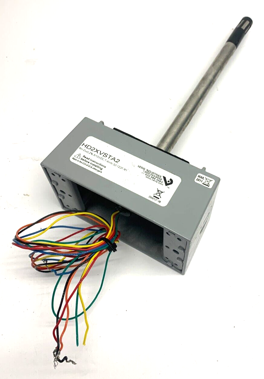 Veris Industries HD2XVSTA2 Duct Mount Humidity Sensor MISSING COVER ...