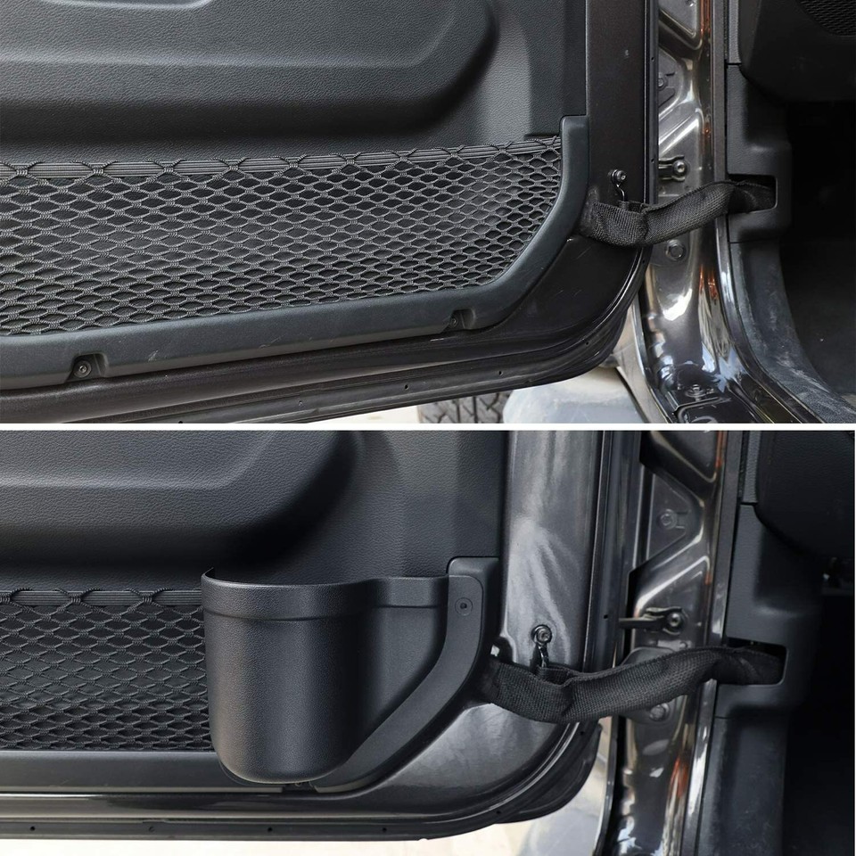Door Pocket Front Door Storage Box Net for 2018-2024 Jeep Wrangler JL ...