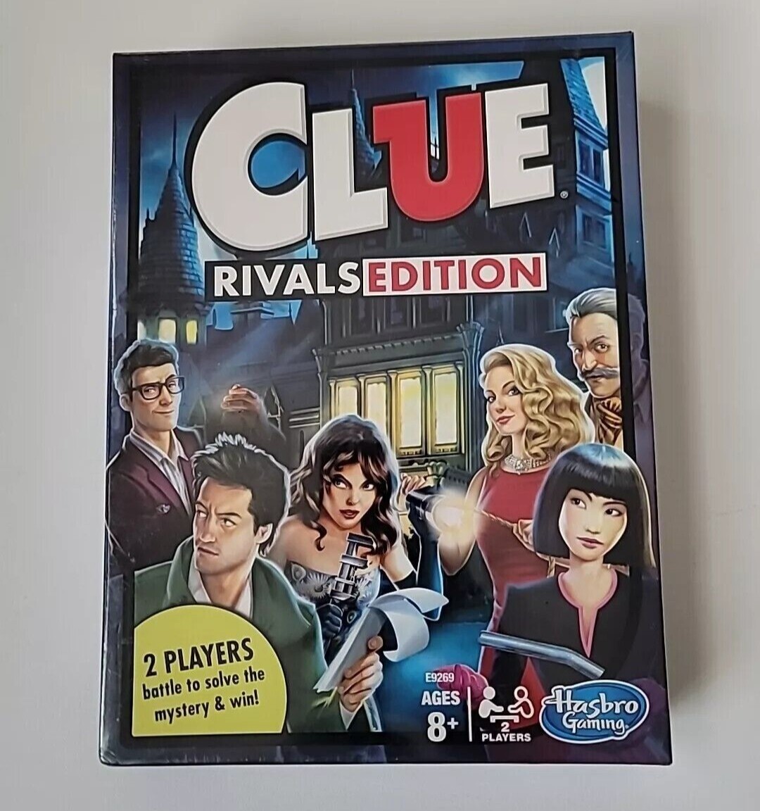 Hasbro Clue Rivals Edition Board Game 2 Player 8+ Factory Sealed - New ...