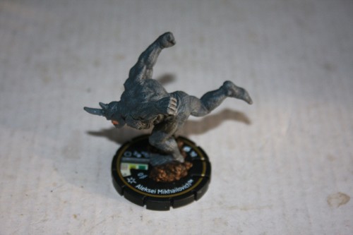Marvel Heroclix Aleksei Mikhailovich (Rhino) Figure Unique Combined ...