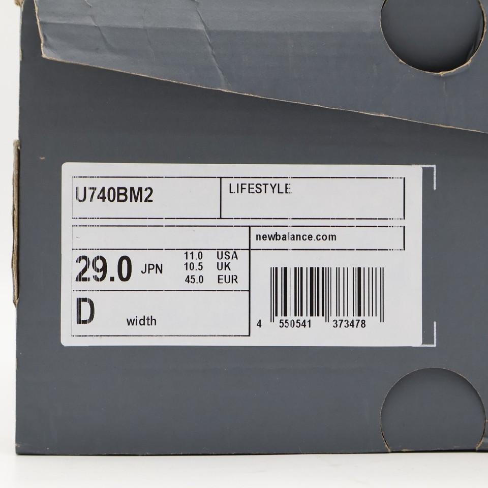 U740BM2 New Balance 740 Black Gray Silver (Men's) | eBay