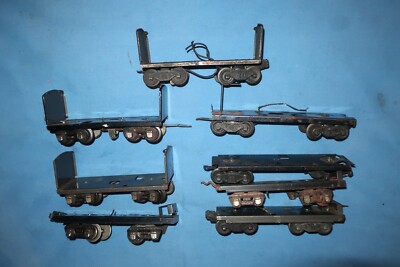 8 Lionel Steam Locomotive Tender Frames: #6654W, #2225W, #265W and more ...