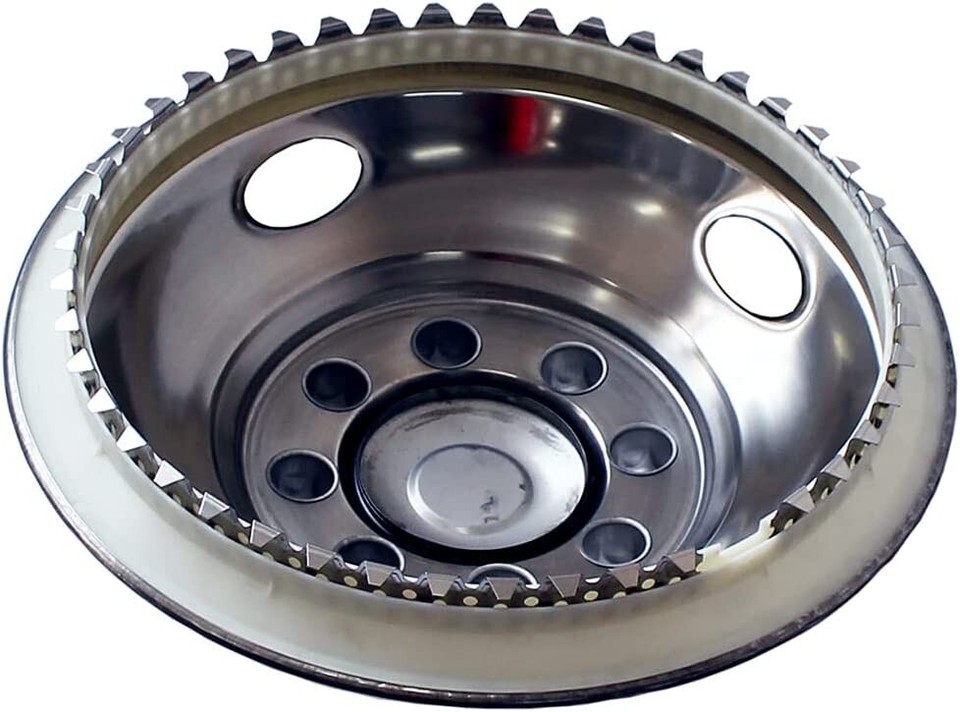 Ford 16" 8 lug motorhome hubcap rv simulator front snap on stainless ...