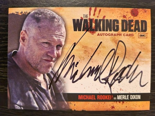 THE WALKING DEAD SEASON 1 MICHAEL ROOKER AS MERLE DIXON AUTOGRAPH CARD ...