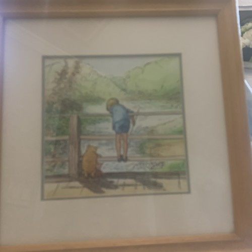 Classic Winnie The Pooh Christopher Robin Boots Disney Framed Picture ...