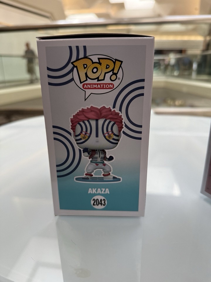 Funko Pop Demon Slayer Set Akaza #2043 Nezuko Kamado #2042 Chachamaru ...