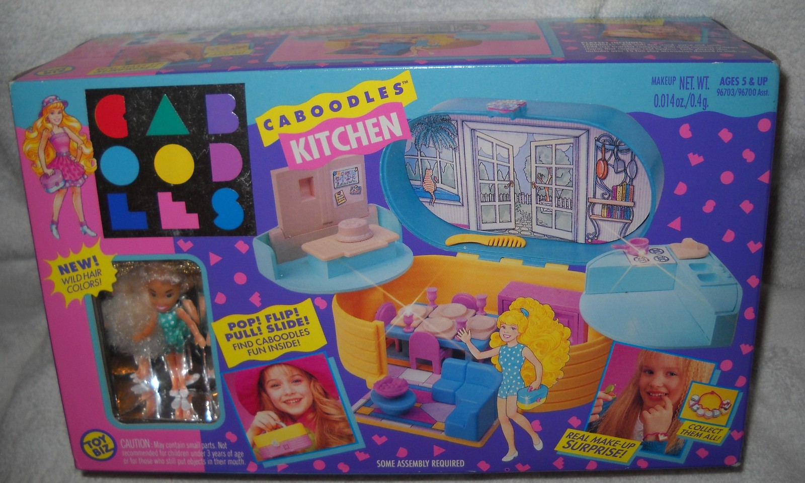 #5978 RARE NRFB Vintage Toy Biz Caboodles Kitchen Doll Playset | eBay