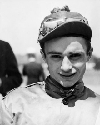 Champion Jockey RALPH NEVES Glossy 8x10 Photo Print Horse Racing Poster ...