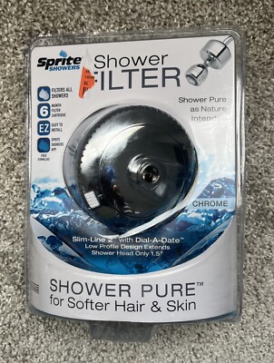 Brand new sealed Sprite shower filter SL2-CM SL2 Slim Line dial a date ...