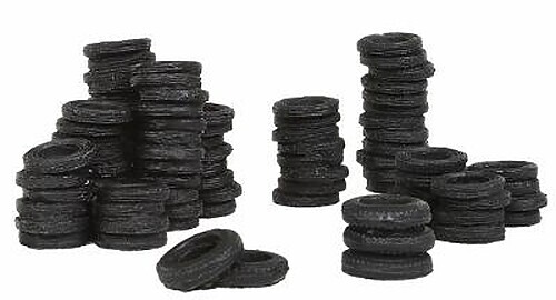 Bar-Mills Tire Stacks - HO Scale Model Railroad Building Accessory ...