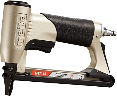 meite MT7116 Pneumatic Staple Gun 22 Gauge 3/8 inch Crown 1/4" to 5/8 ...