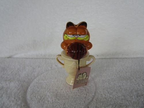 Garfield JIm Davis Worlds Trophy Figurine Ceramic Super Star 1978, 1981 ...