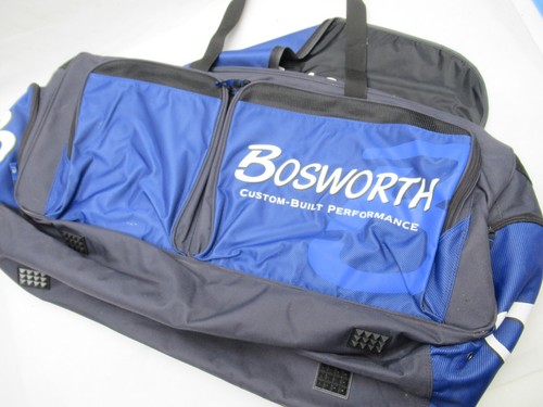 BOSWORTH PERFORMANCE ZIPPERED TENNIS RACQUET / DUFFEL BAG / COVER WITH ...