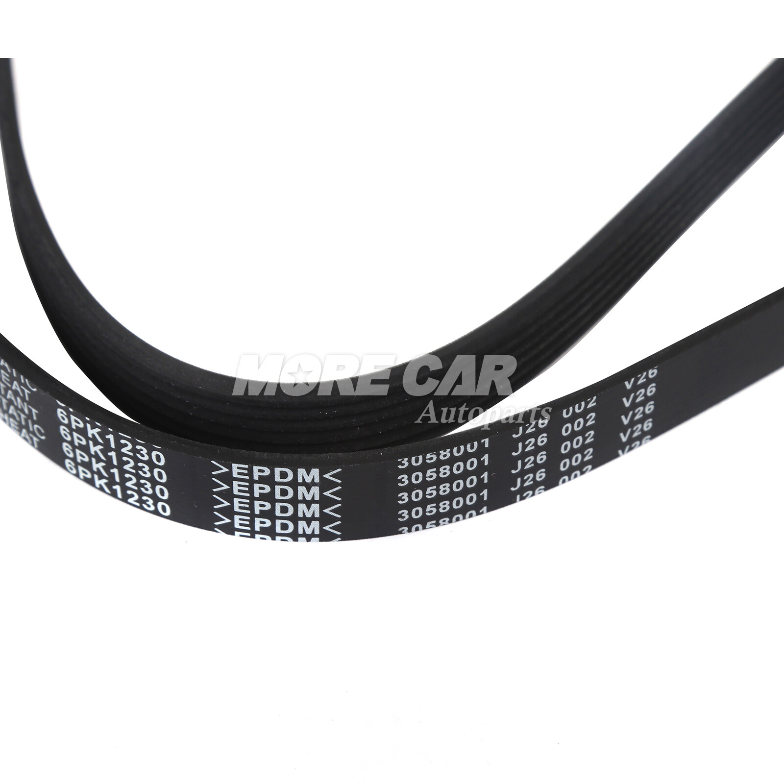 EPDM Serpentine Belt 6PK1230 for Ford Escort Aerostar Toyota Corolla ...