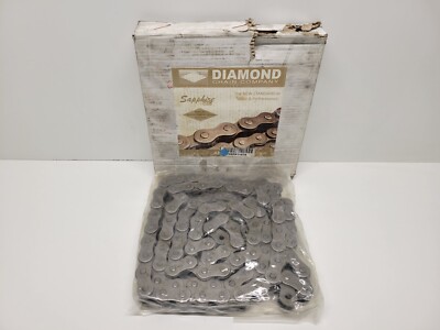 NEW OLD STOCK! DIAMOND 10' 100RIV ROLLER CHAIN | eBay