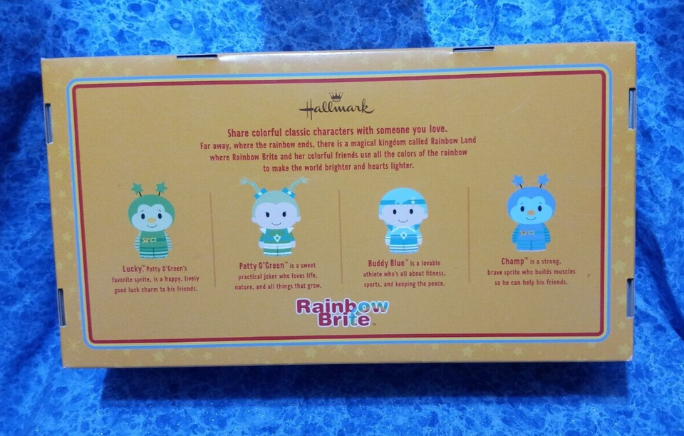 Hallmark Itty Bittys Rainbow Brite Patty O'Green & Buddy Blue Collector ...