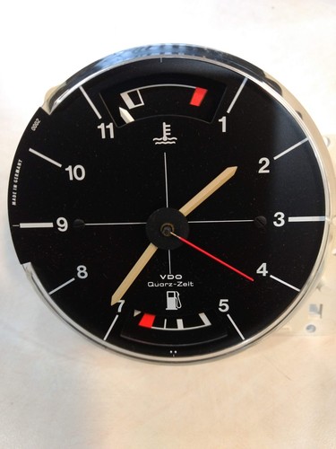 80 VW RABBIT VDO CLOCK with TEMPERATURE & FUEL LEVEL INDICATOR | eBay