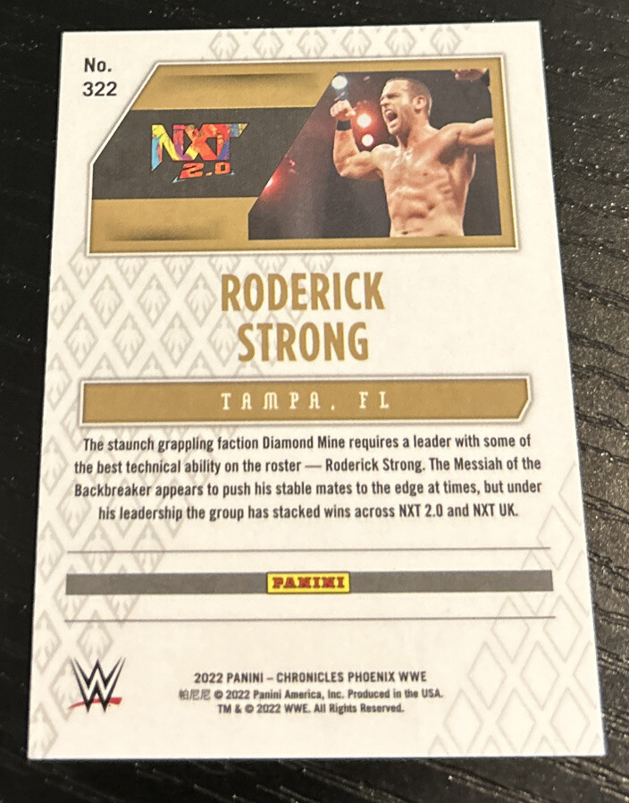 2022 Panini Phoenix WWE Roderick Strong | eBay