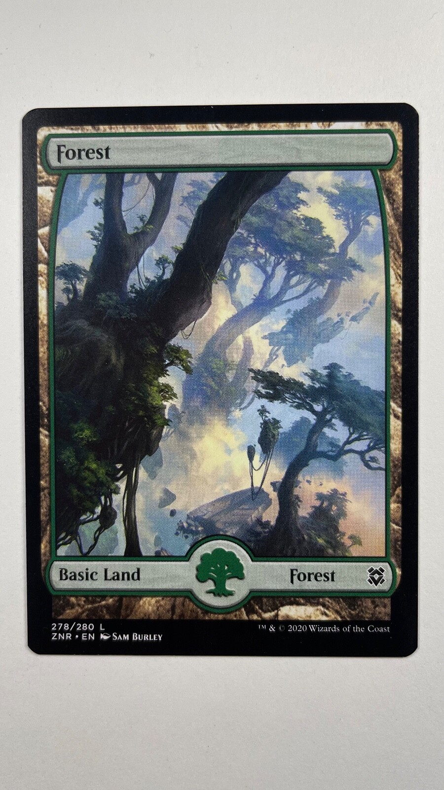 MTG Zendikar Rising Forest 278 Full Art 278/280 Magic the Gathering | eBay
